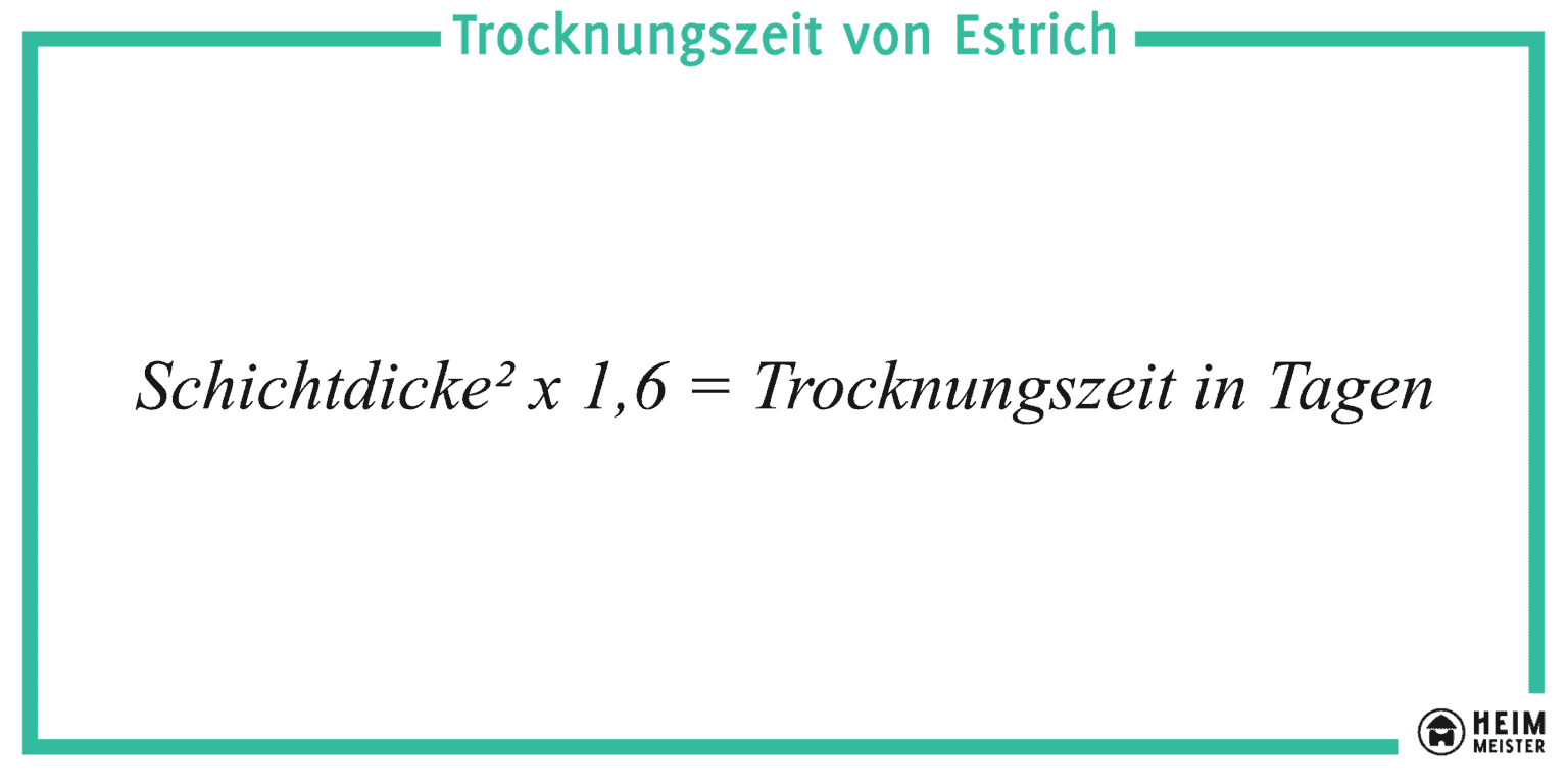 Trockenzeit Fr Estrich